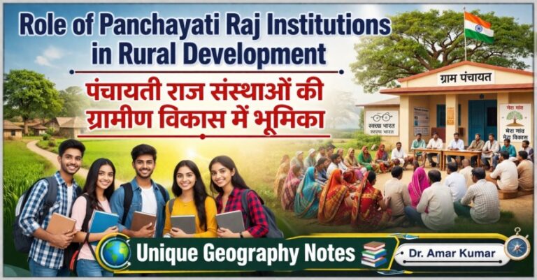4. Role of Panchayati Raj Institutions in Rural Development/ पंचायती ...